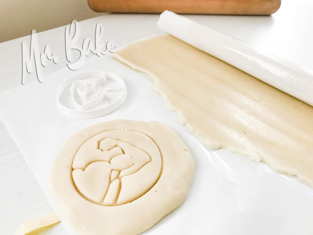 Bicep Muscle Cookie Cutter – MrBake Cookie Cutters
